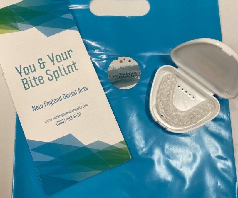 bite splint photo | New England Dental Arts | Salem NH